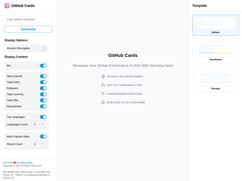 github.cards - dir.im